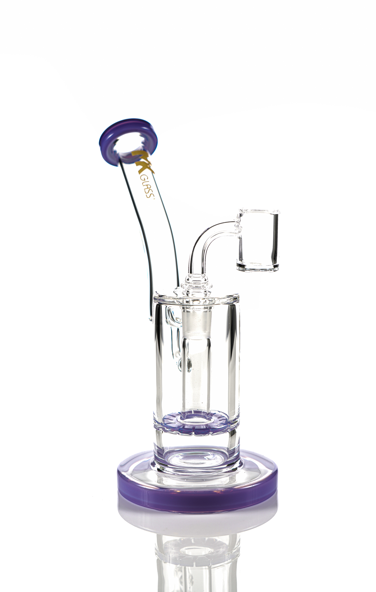 8" MK100 Turbine Upright Waterpipe (MK69) - MK100 Glass