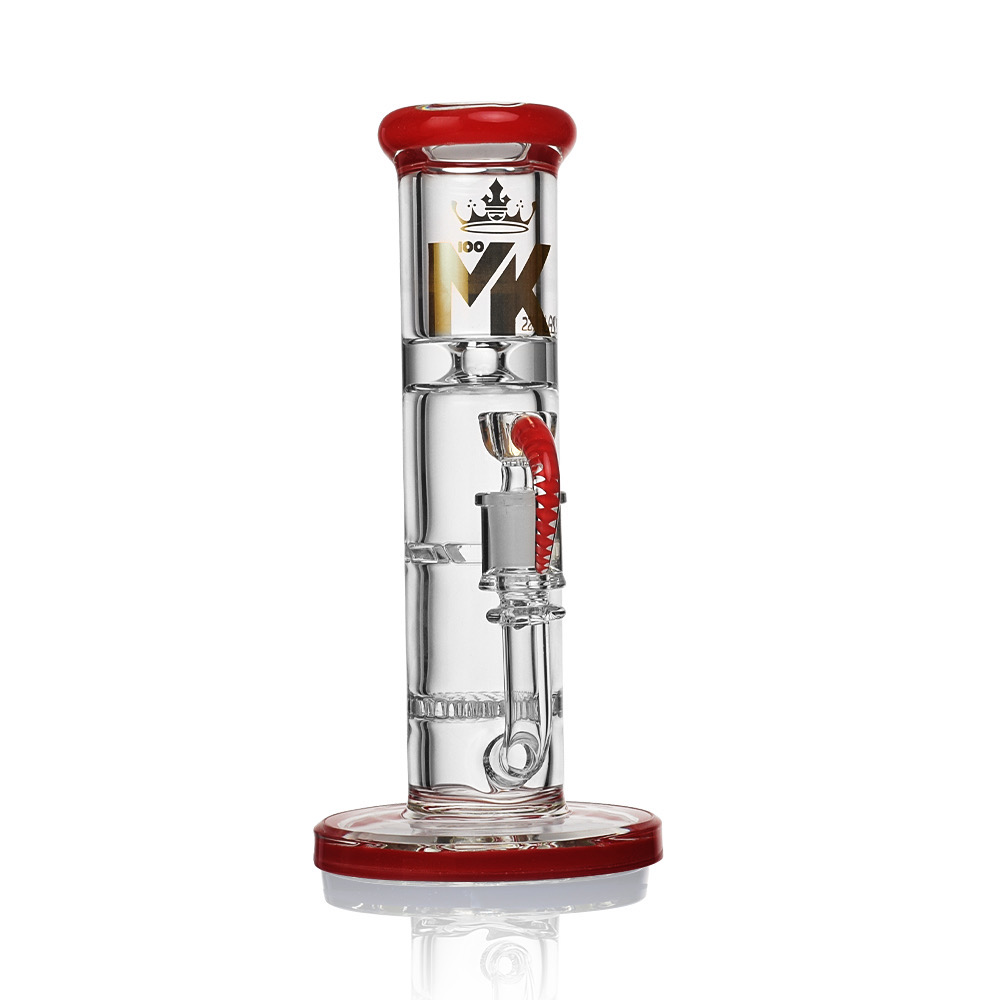 MK100 10" 7MM 3X Perc with Screen Horn Bowl (MK1) - MK100 Glass