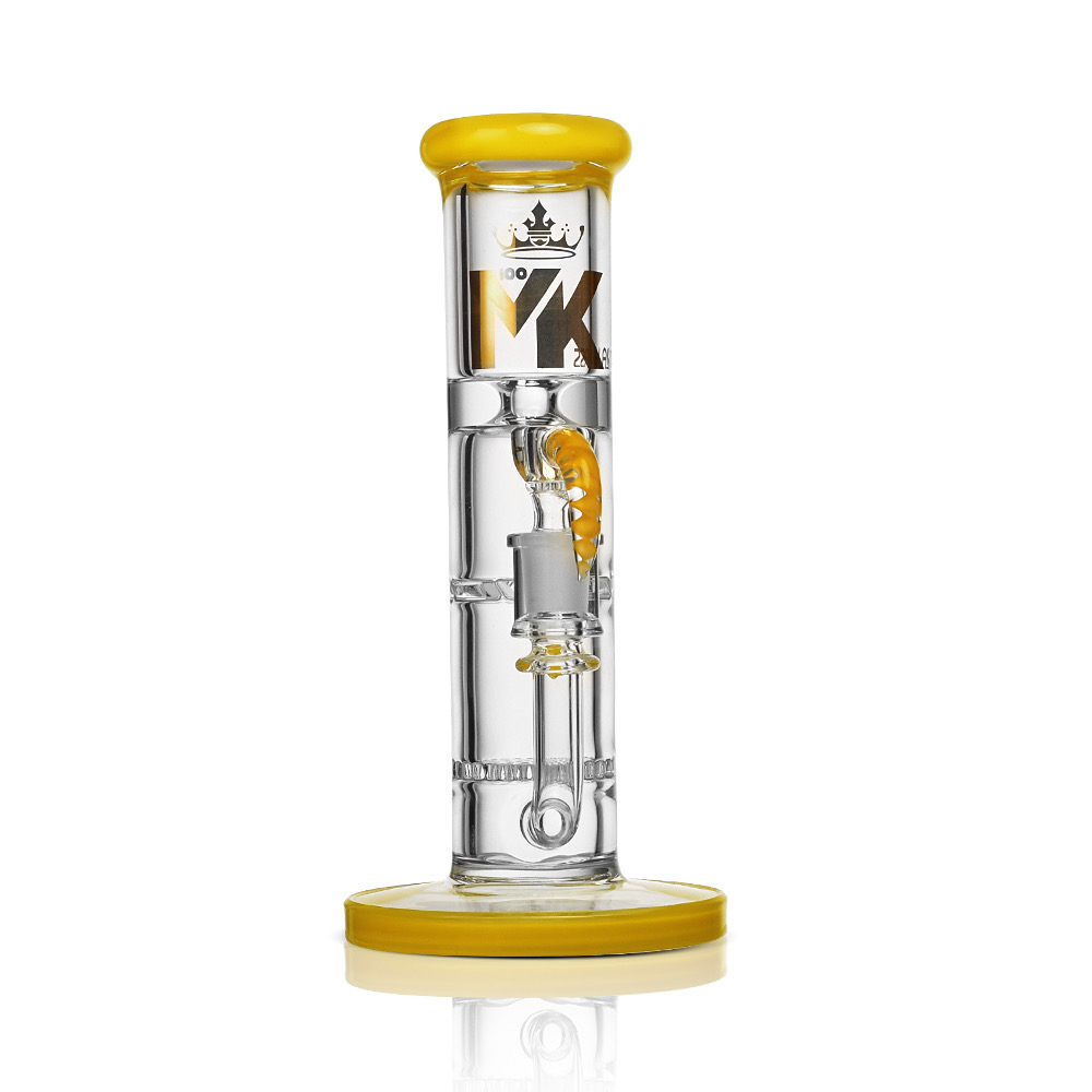 MK100 10" 7MM 3X Perc with Screen Horn Bowl (MK1) - MK100 Glass