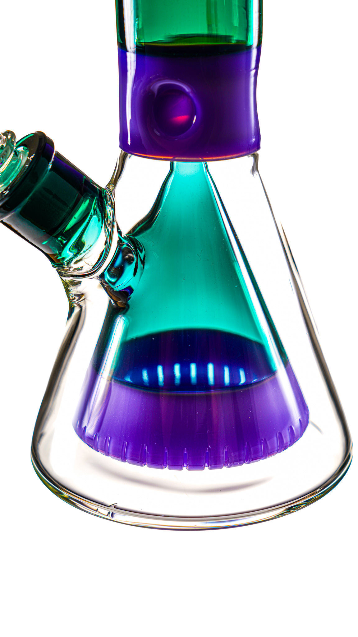 MK100 13” Double Pyramid Beaker (MK117) - MK100 Glass