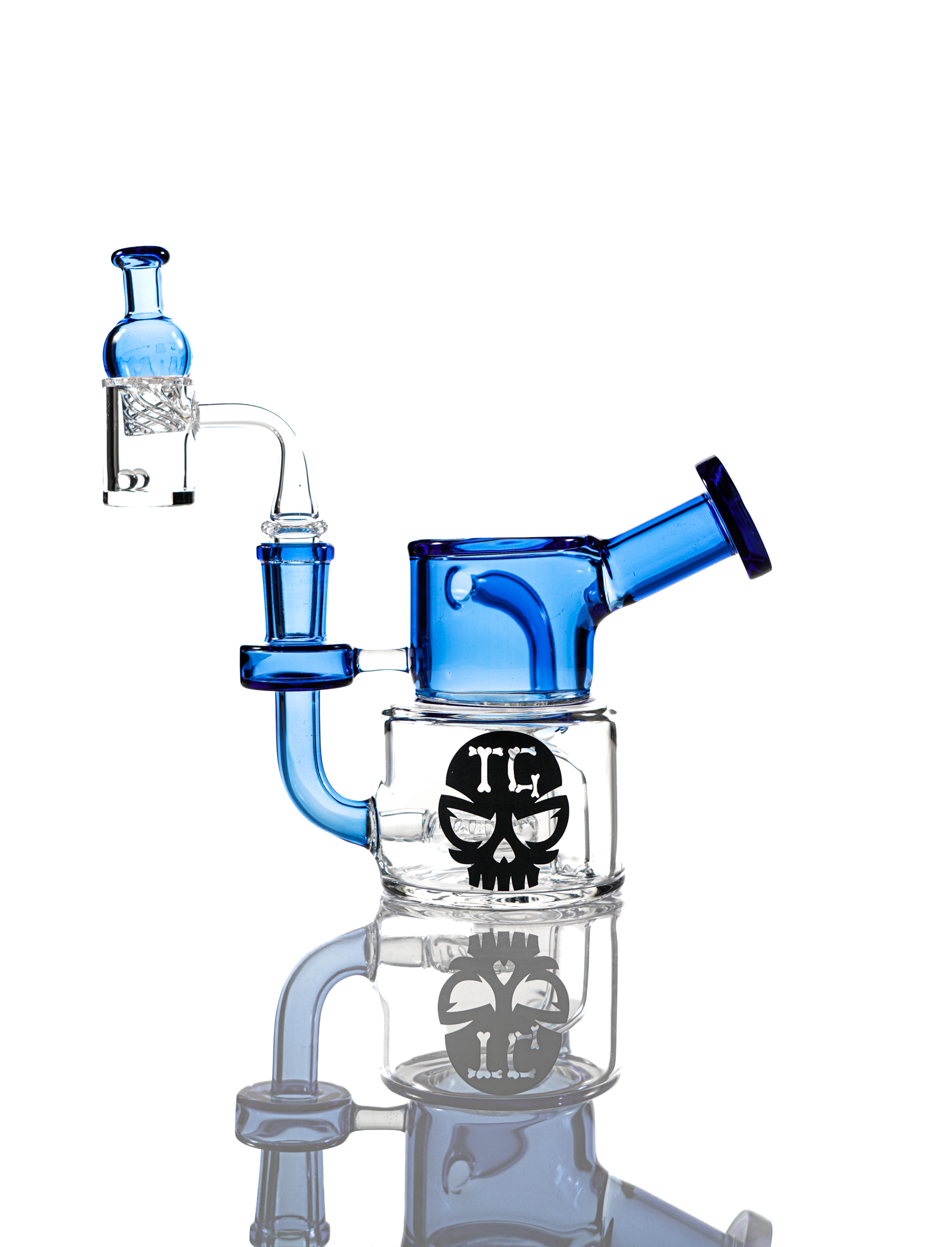 TX38- Toxic 5" Mini Double Cake Rig Complete Kit - MK100 Glass