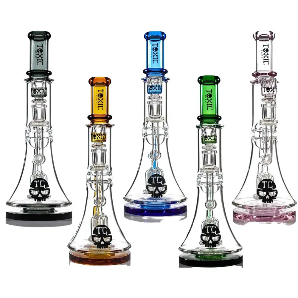 TX40- Toxic Squid Perc Fabb Recycler - MK100 Glass