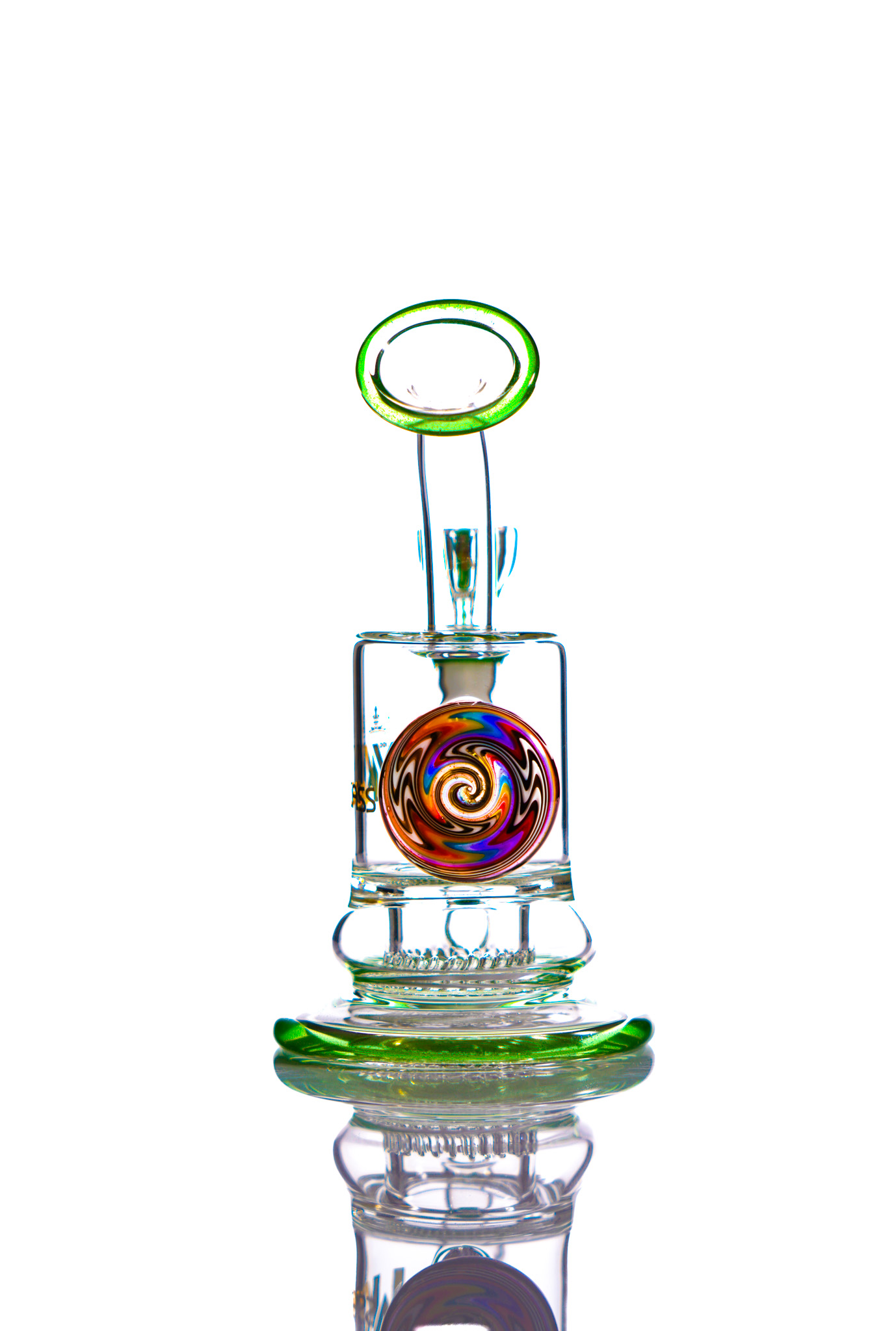 MK100 6" Wigwag Pendant Rig (MK45) - MK100 Glass