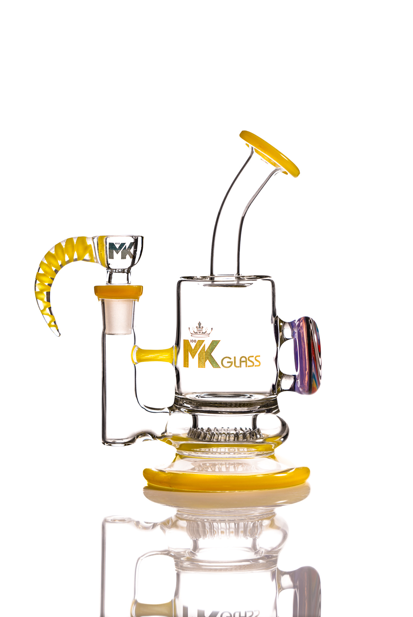 MK100 6" Wigwag Pendant Rig (MK45) - MK100 Glass