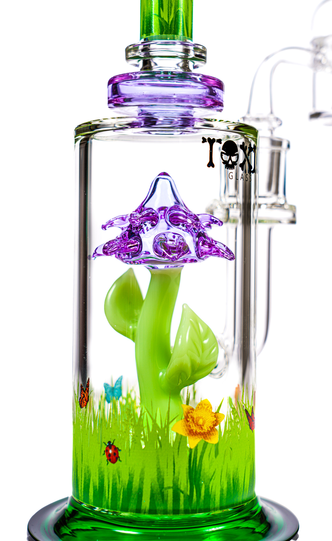 Toxic Wild Flower Complete Set Rig (TX89) - MK100 Glass