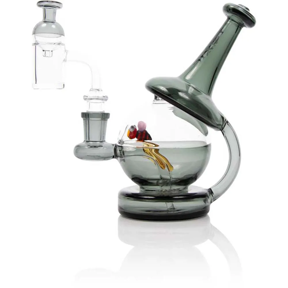 6″ Toxic Bee Dome Complete Rig Kit (TX34) - MK100 Glass