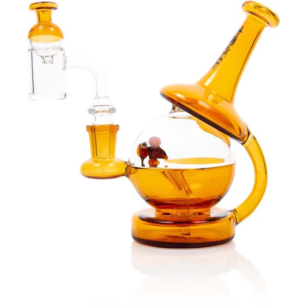 6″ Toxic Bee Dome Complete Rig Kit (TX34) - MK100 Glass