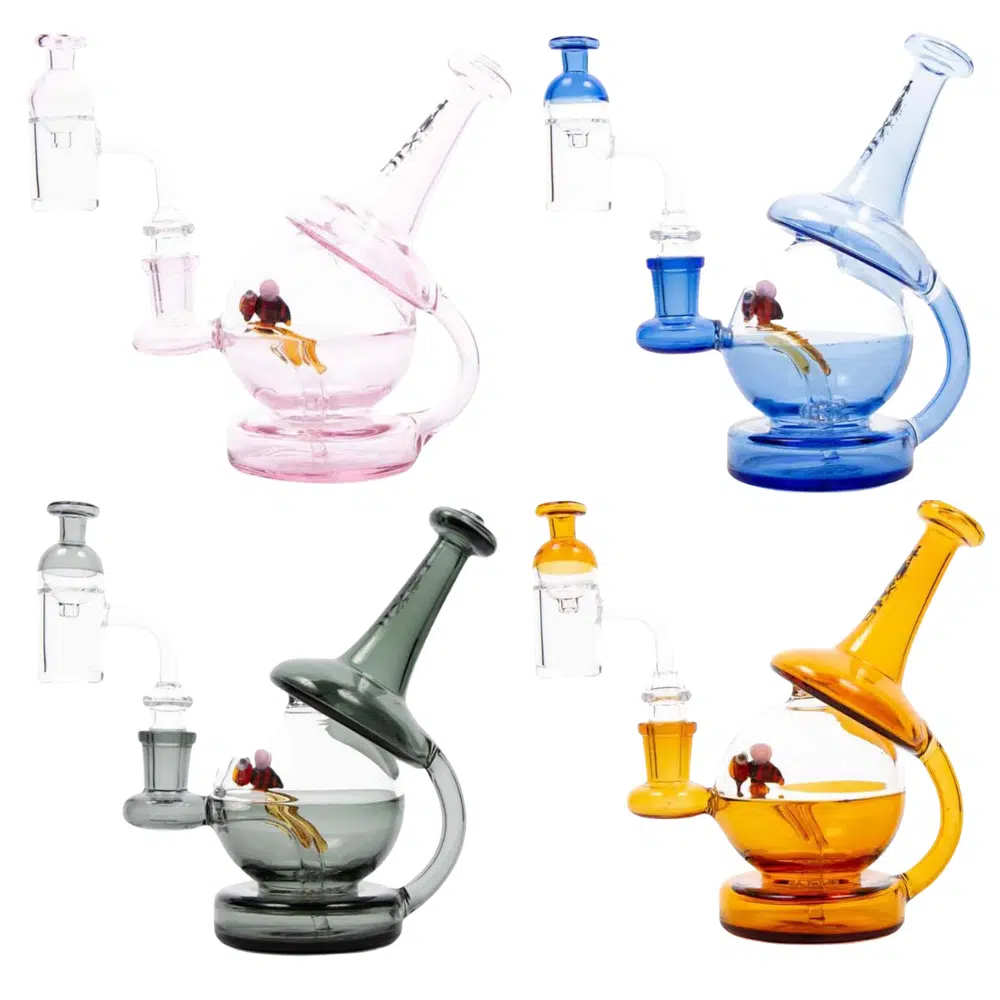 6″ Toxic Bee Dome Complete Rig Kit (TX34) - MK100 Glass