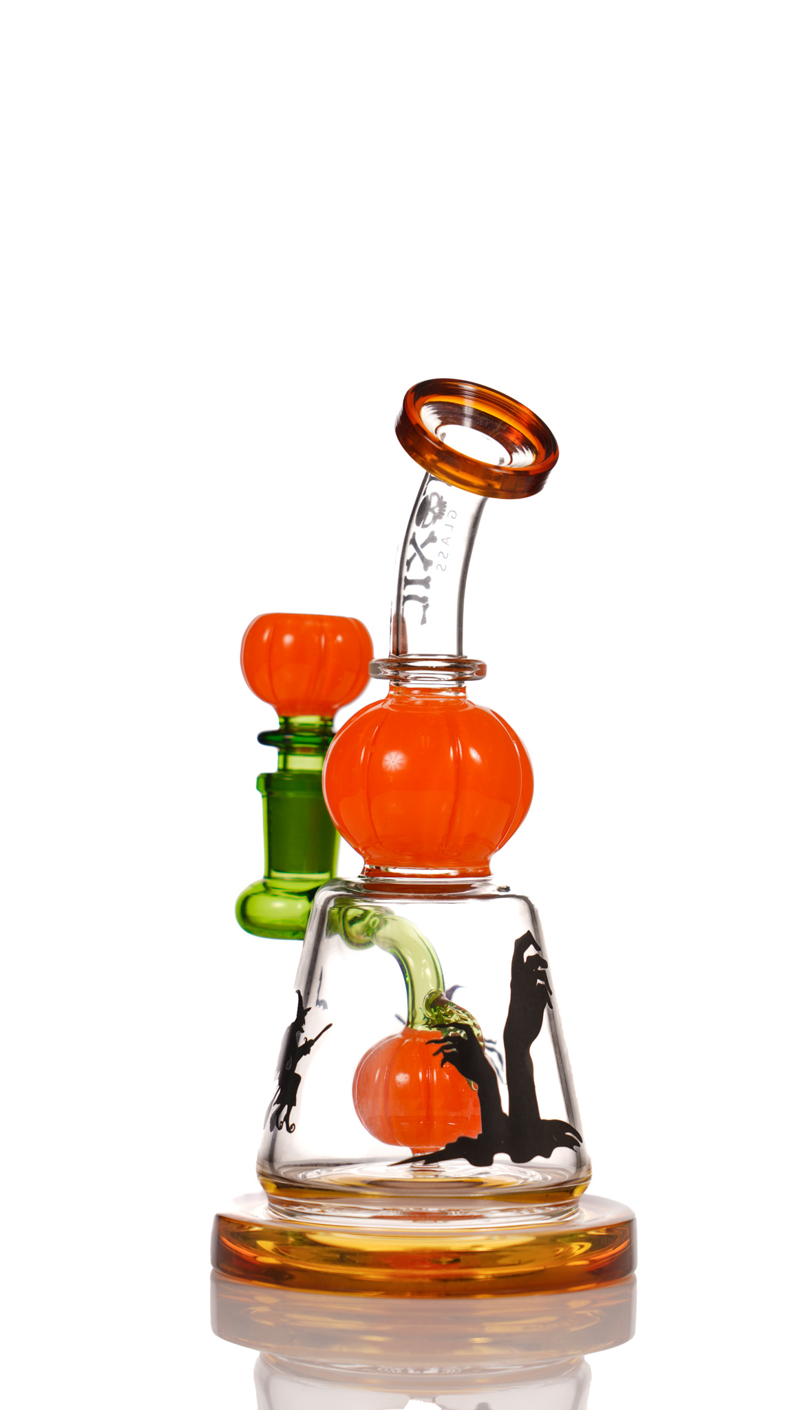 Toxic Pumpkin Rig (TX107) - MK100 Glass