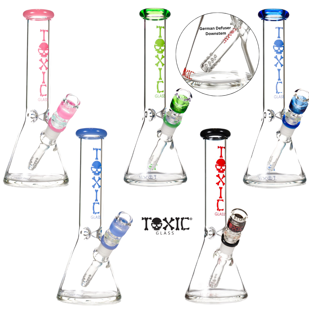 Toxic 10" Classic Beaker (TX75) - MK100 Glass