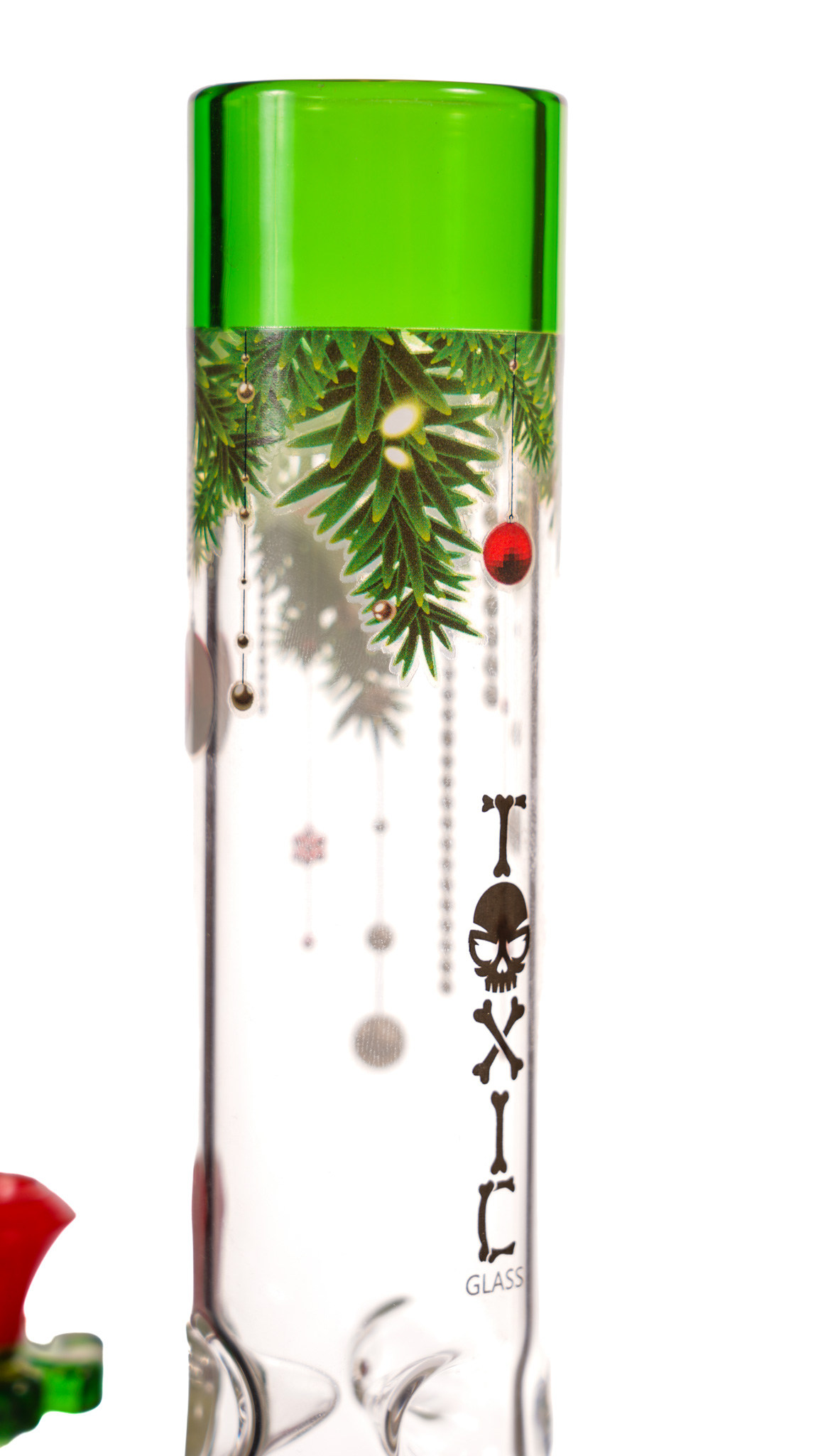 Toxic 12" Christmas Tree Water Pipe (TX96) - MK100 Glass